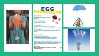 EGG DROP CHALLENGE: Factors affecting Gravity | PPTX