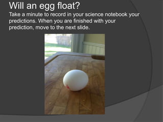 Egg experiment | PPTX