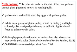 factors effecting Egg internal quality | PPTX