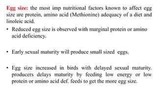 factors effecting Egg internal quality | PPTX