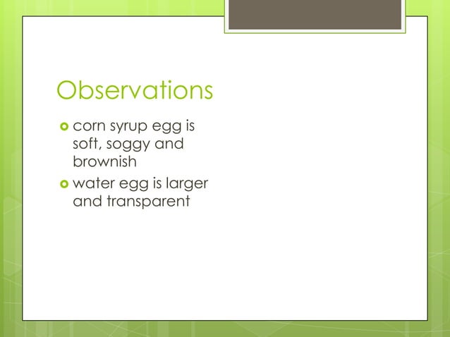 Egg osmosis experiment | PPT