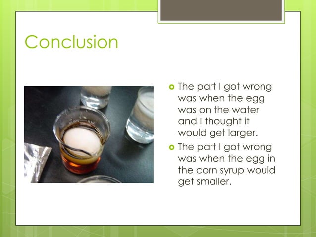 Egg osmosis experiment | PPT