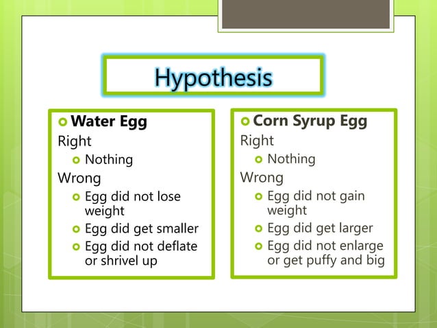 Egg osmosis experiment | PPT
