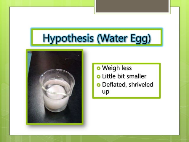 Egg osmosis experiment | PPT