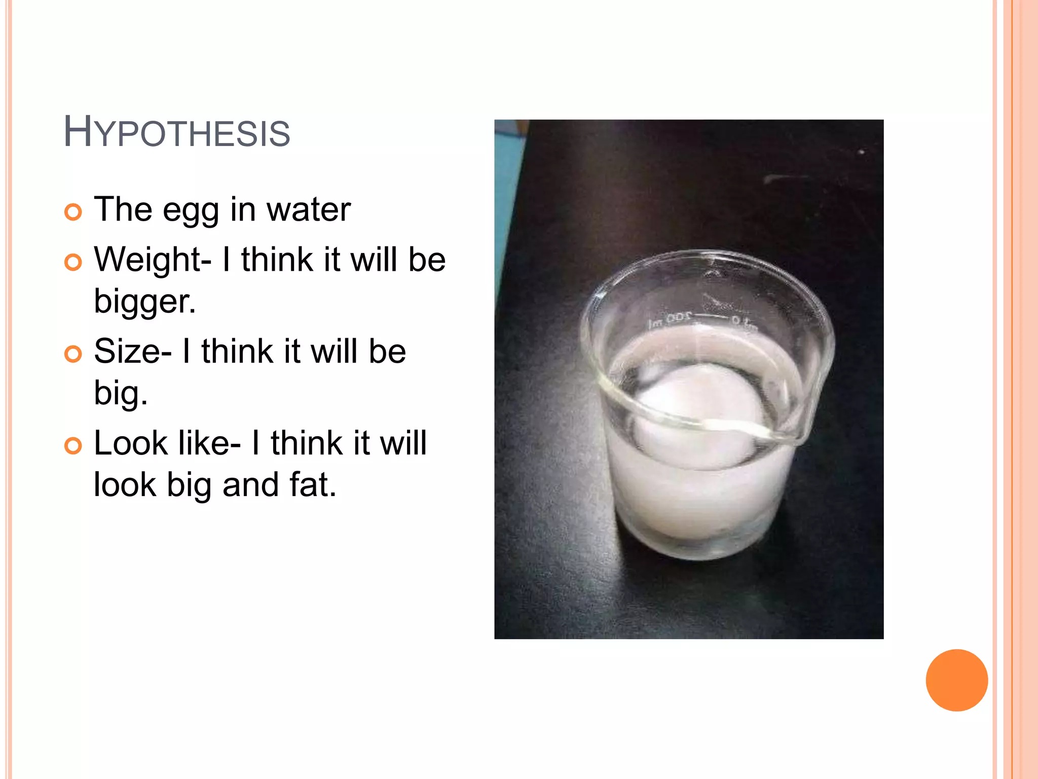 Alexia,Egg osmosis experiment | PPT