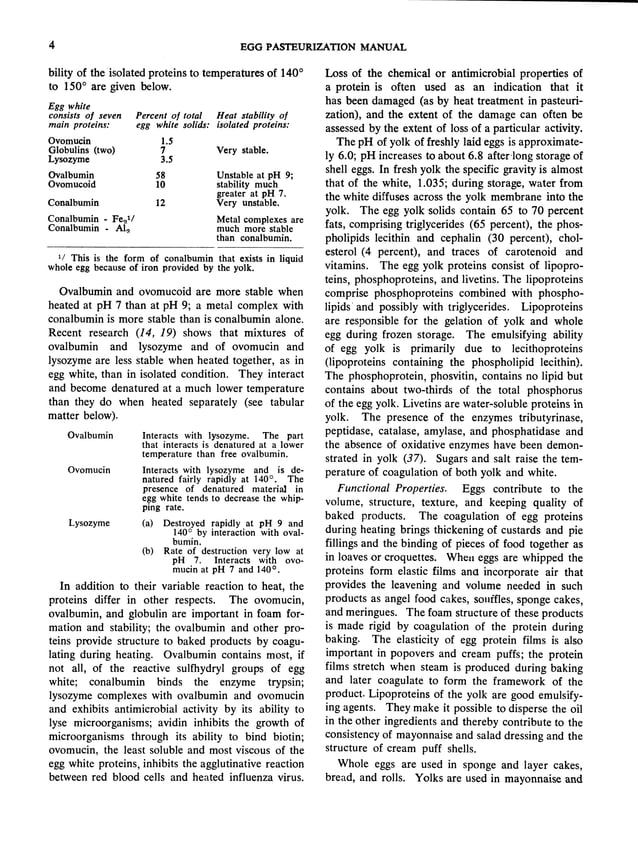 Egg Pasteurization Manual.pdf | Agriculture | Industries