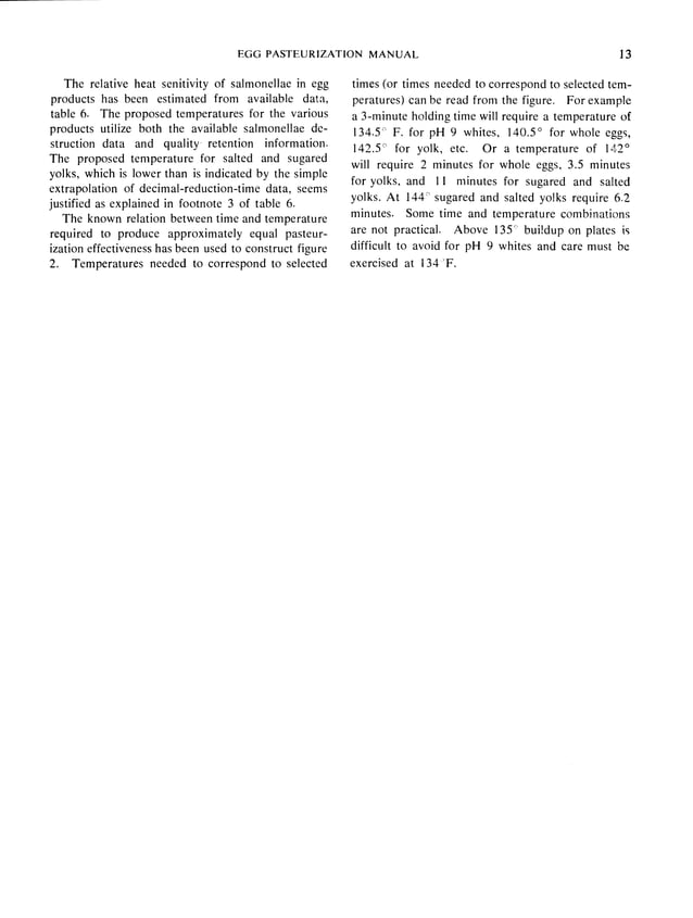 Egg Pasteurization Manual.pdf | Agriculture | Industries