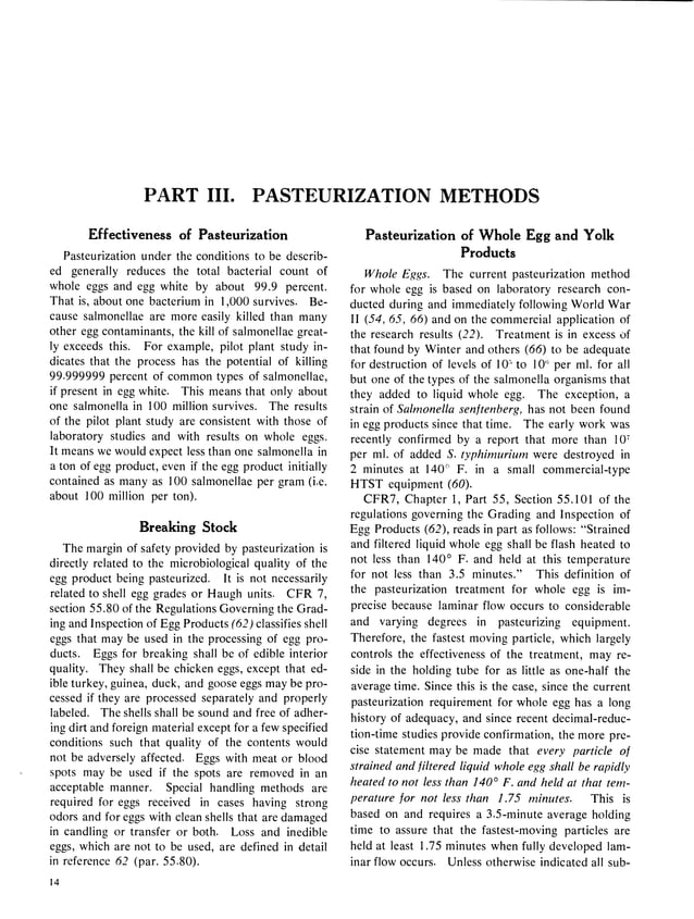 Egg Pasteurization Manual.pdf | Agriculture | Industries