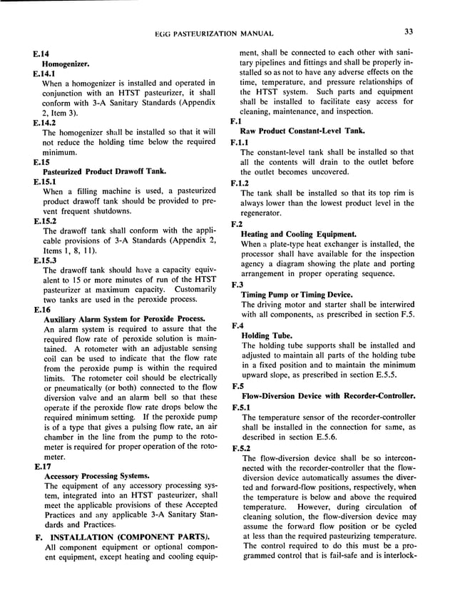 Egg Pasteurization Manual.pdf | Agriculture | Industries