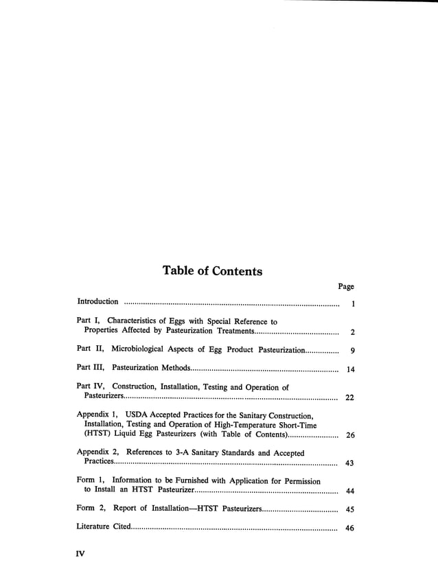 Egg Pasteurization Manual.pdf | Agriculture | Industries