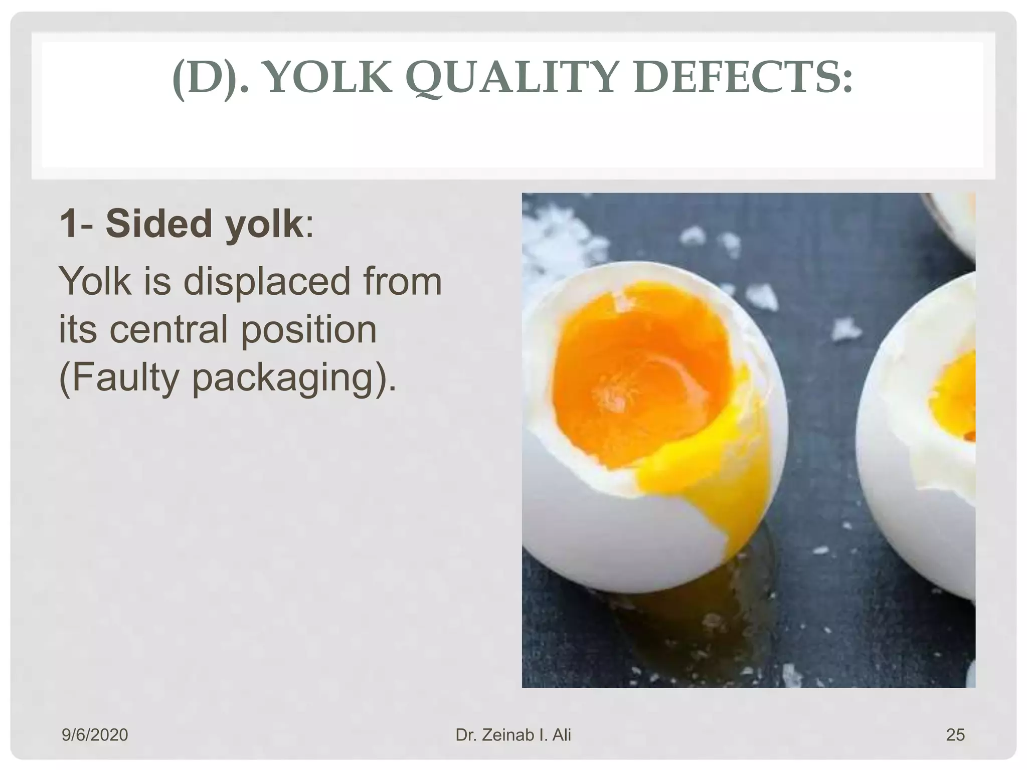 Egg quality defects | PPTX