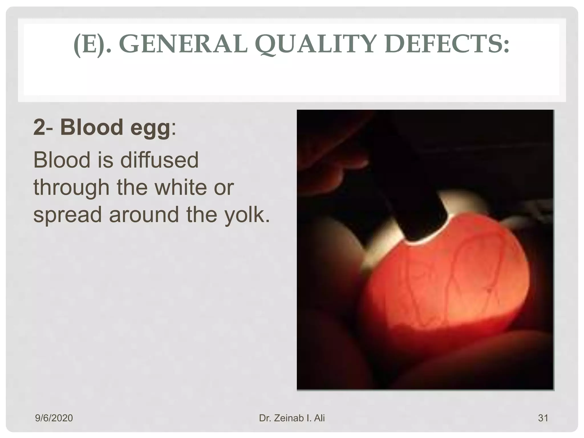 Egg quality defects | PPTX