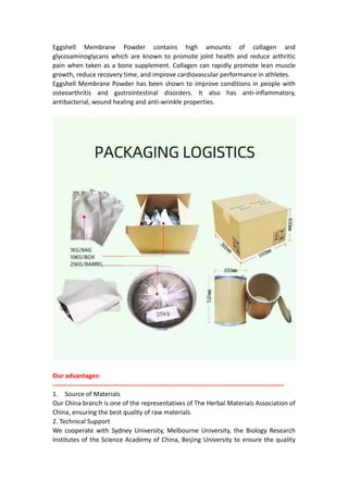 Eggshell Membrane Powder Supply, Price -Green Stone.docx