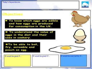 Eggs powerpoint for gcse | PPTX