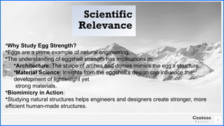Egg Strength experiment by TDS SCHOOL Faisalabad . | PPTX