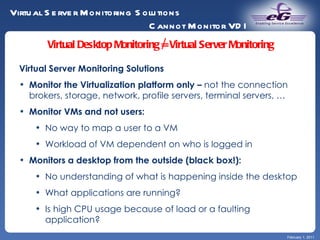 E G Innovations Vdi Monitoring | PPT