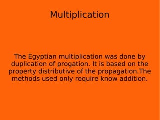 MATHS :Egypt | PPT