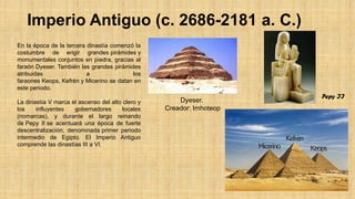 EGIPTO ANTIGUO importancia para la historia universal | PPTX