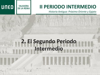 Egipto: Imperio Medio y II Periodo Intermedio | PDF