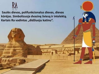 Egipto pagrindiniai dievai ir deivės | PPTX