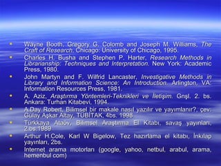 Egitim Arastirma Teknikleri | PPT