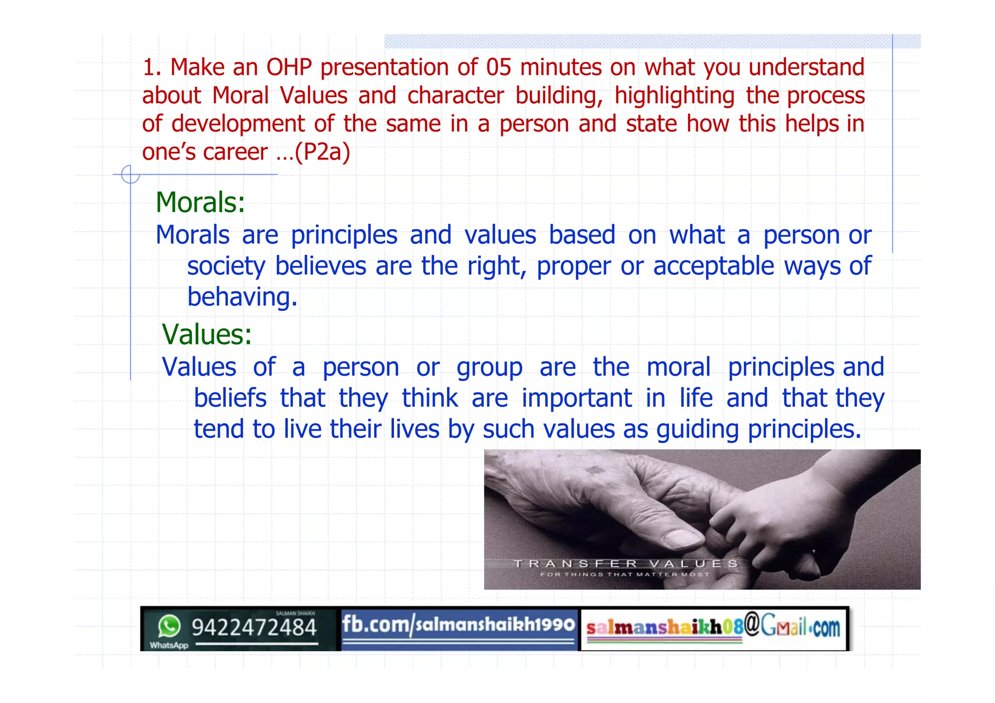 28 moral values | PDF | Hinduism | Religion & Spirituality