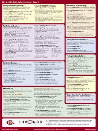 EGL 1.4 Reference Card | PDF