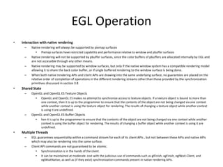 OpenGL ES EGL Spec&APIs | PPT