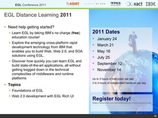 EGL Conference 2011 - EGL Overview | PPT