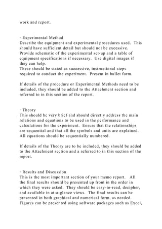EGME 476B -- Energy and Power LaboratoryGUIDELINES FOR MEMO .docx