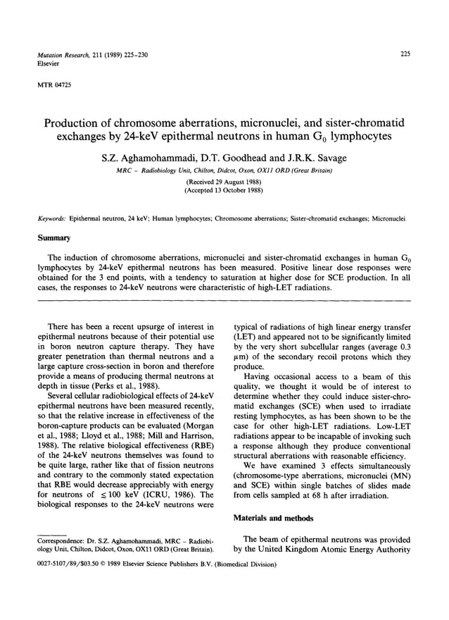Micronuclei in 24 mev | PDF
