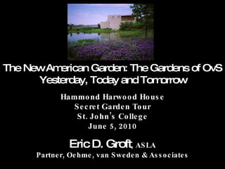 New American Garden | PPT