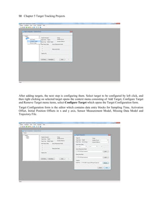 EMA3100A Target Motion Simulator User Guide - Chap5-Target Tracking Projects | PDF
