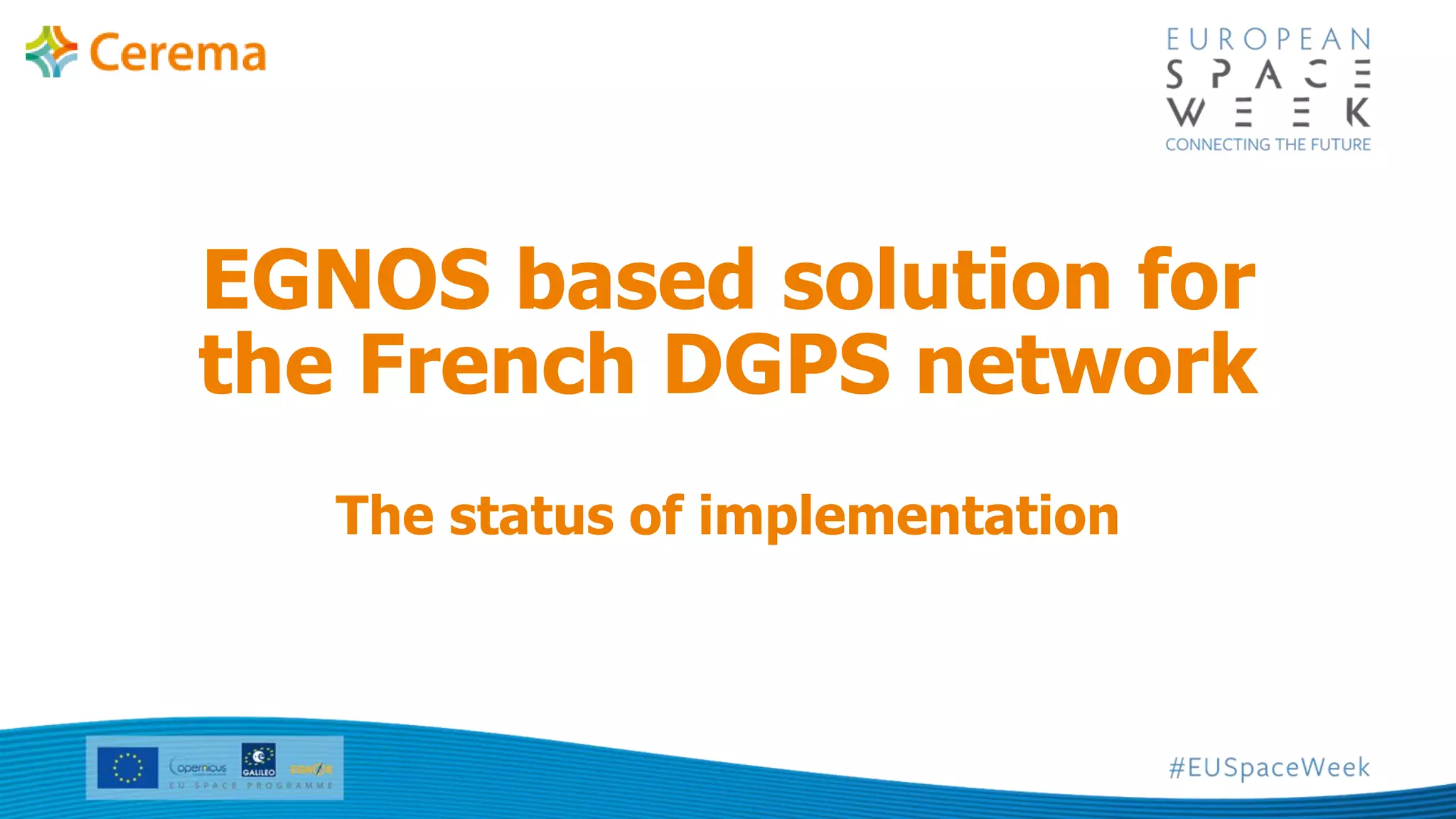 Egnos based solution for the french dgps network | PDF