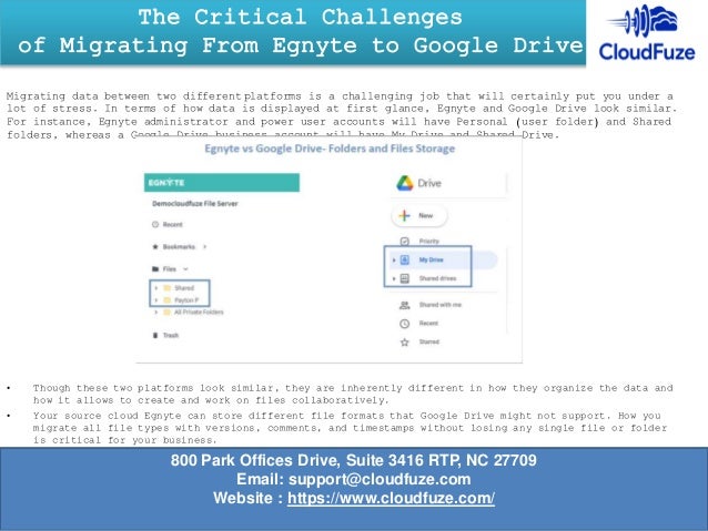 Egnyte to Google Drive Migration | PPTX