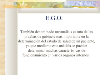 SOLUTION: Infografia Sobre El Examen General De Orina Ego, 48% OFF