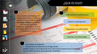 Examen General de Orina examen de laboratorio | PPTX