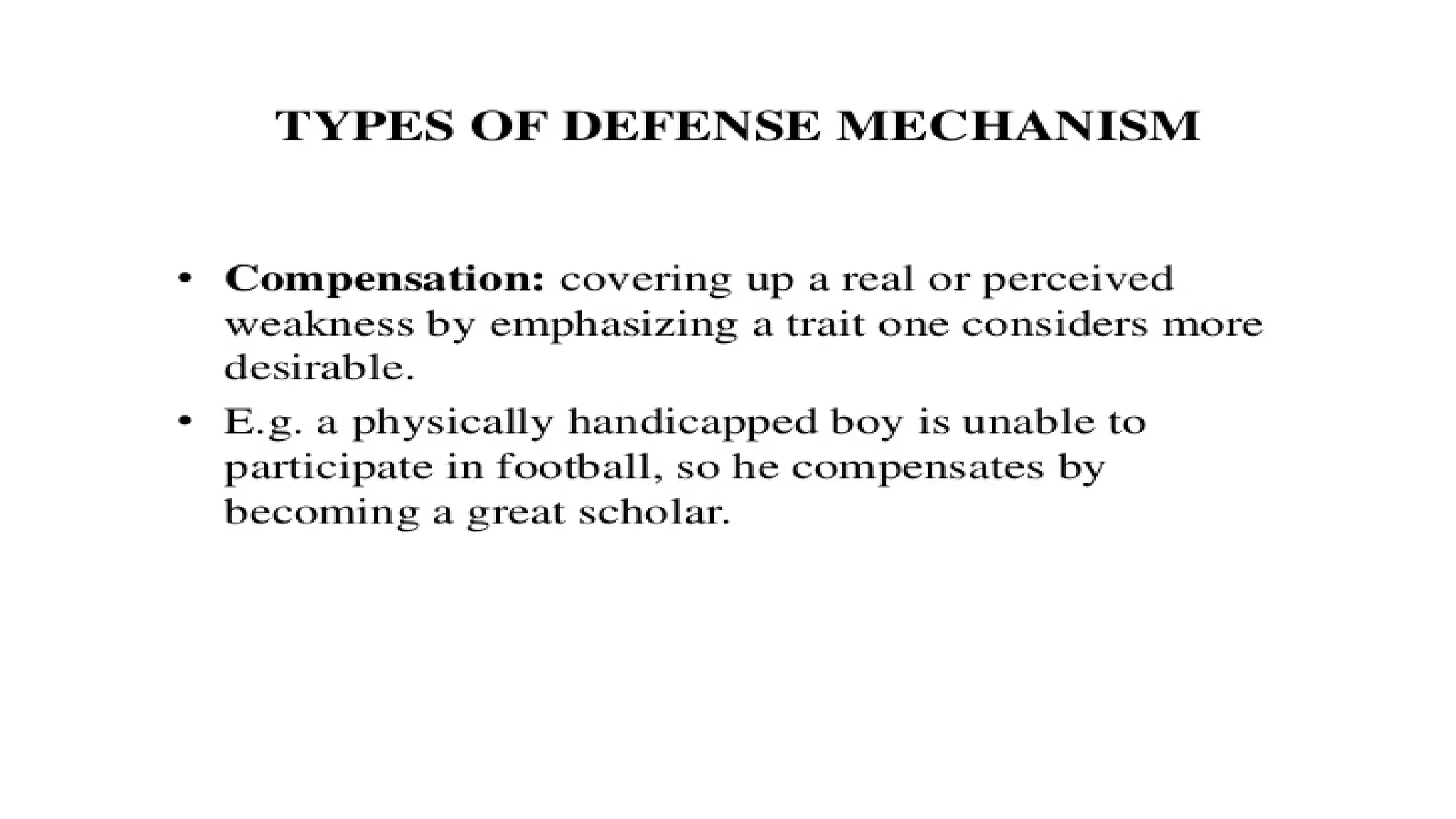 Ego defense machanism converted | PDF