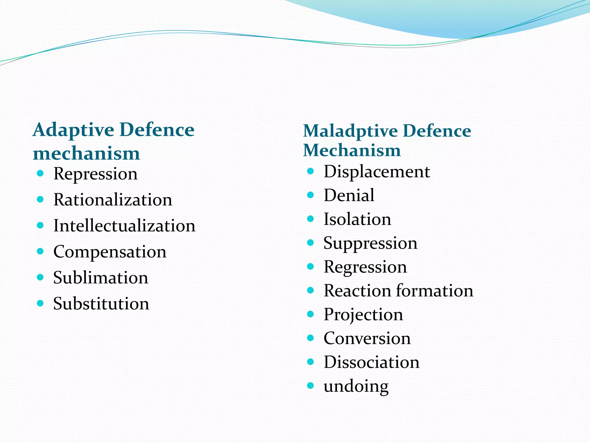 Ego & defense mechanism | PPTX