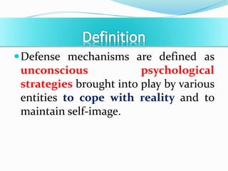 Ego & defense mechanism | PPTX