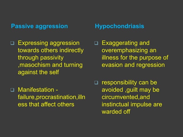 Ego defense mechanisms | PPTX