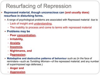 Ego defense mechnism part 2 repression | PPTX