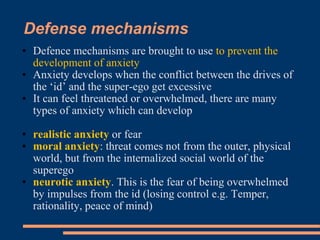 Ego & defences | PPT