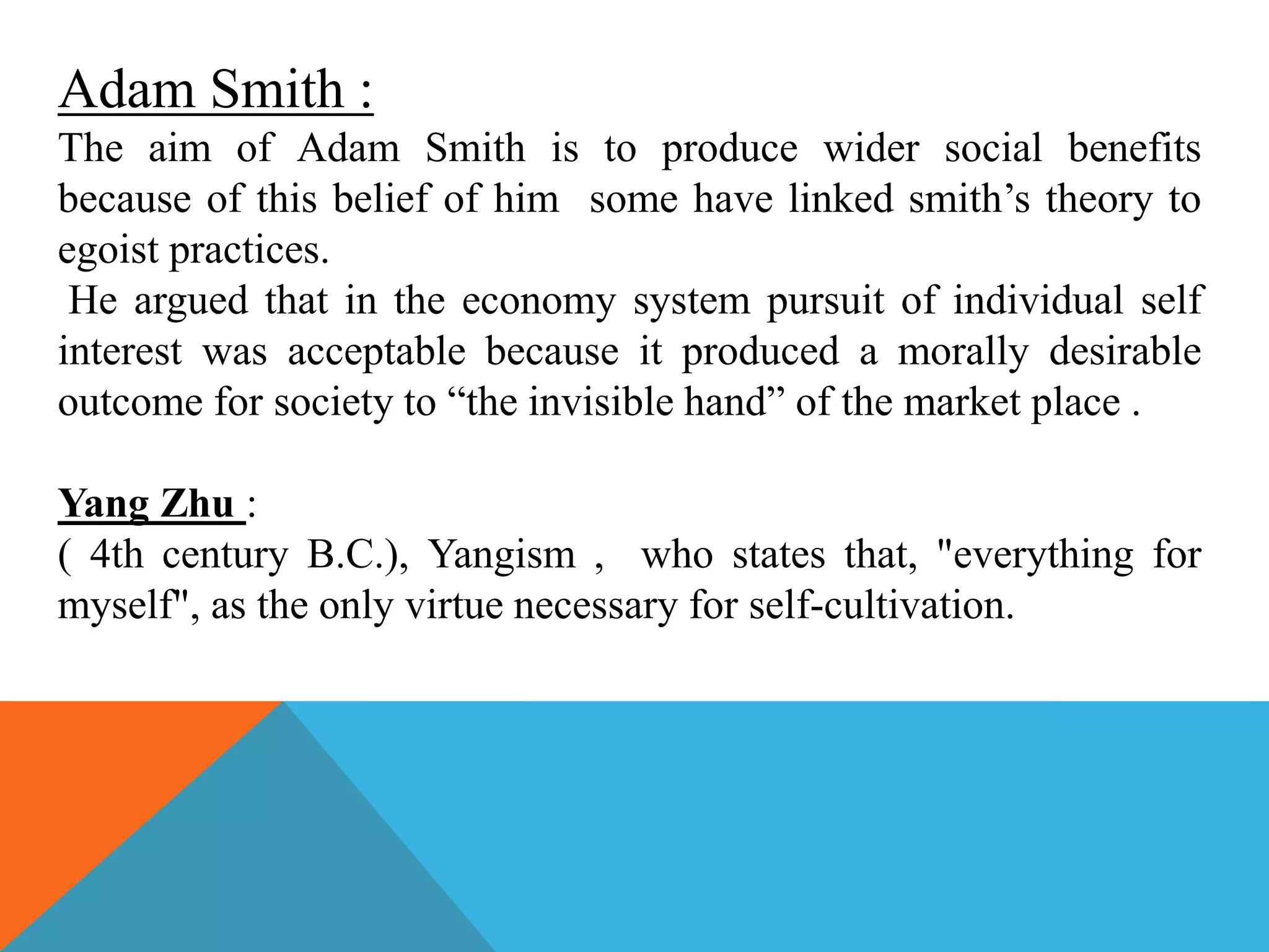 Egoism | PPTX | Family and Relationships