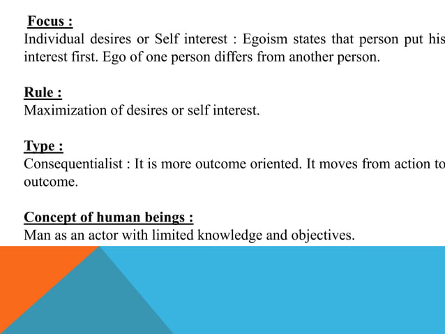Egoism | PPTX | Family and Relationships
