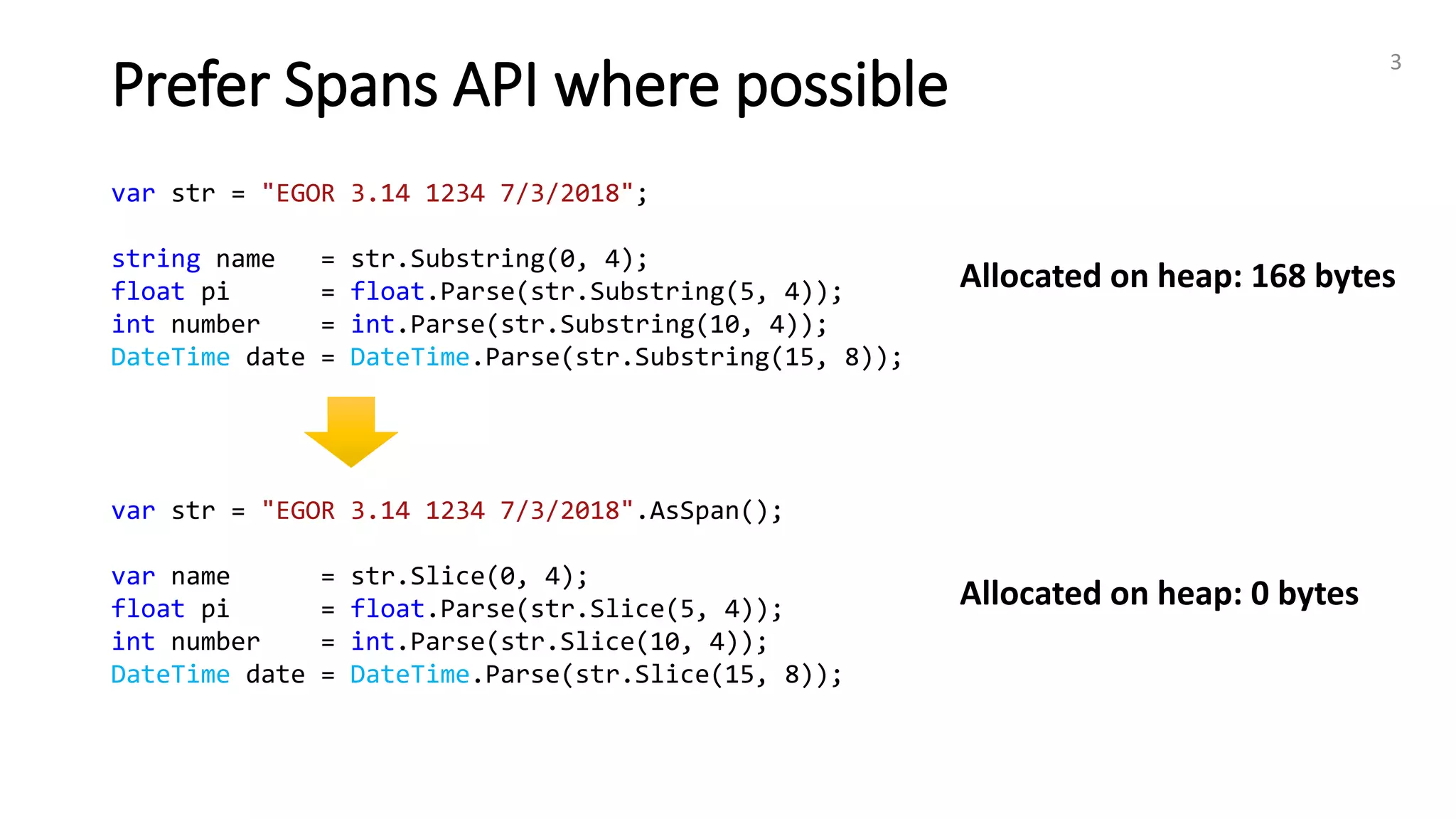 Egor Bogatov - .NET Core intrinsics and other micro-optimizations | PPTX