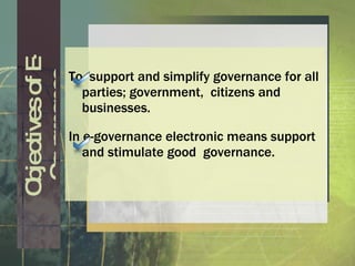 E Governance | PPS