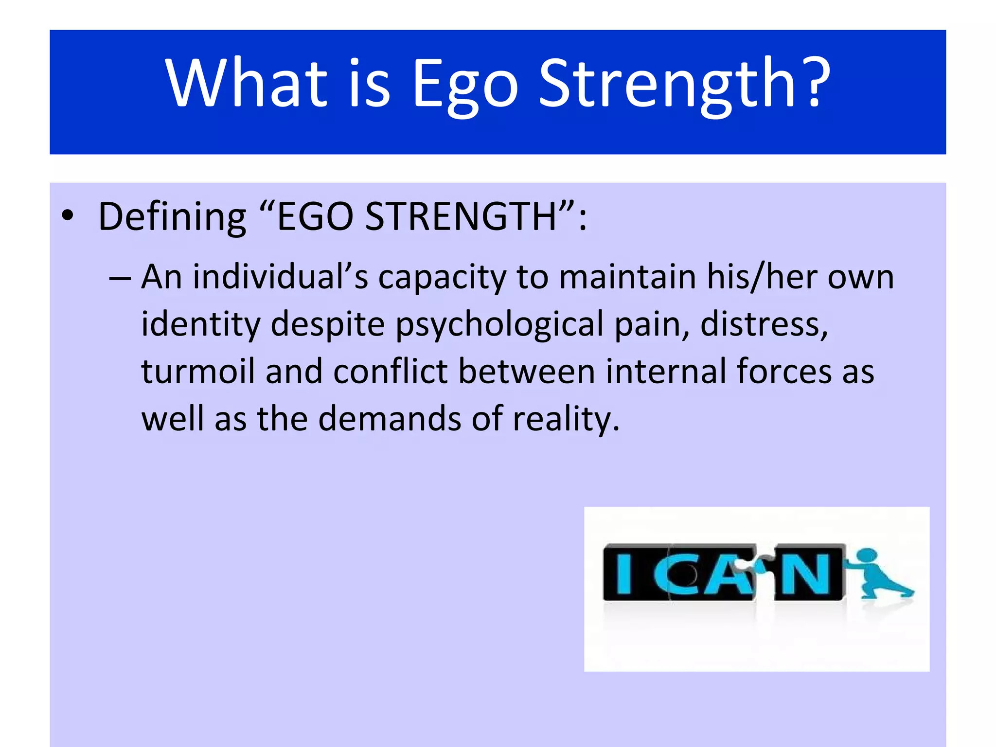 Ego Strength | PPT