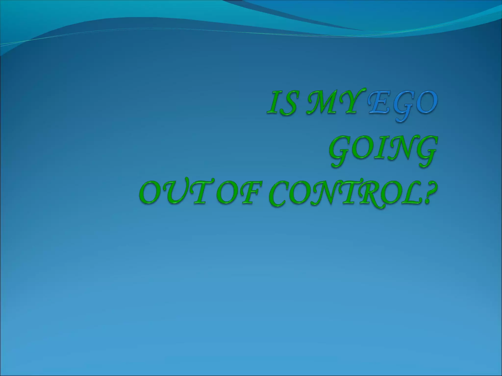 Ego, stress & conflict management | PPT