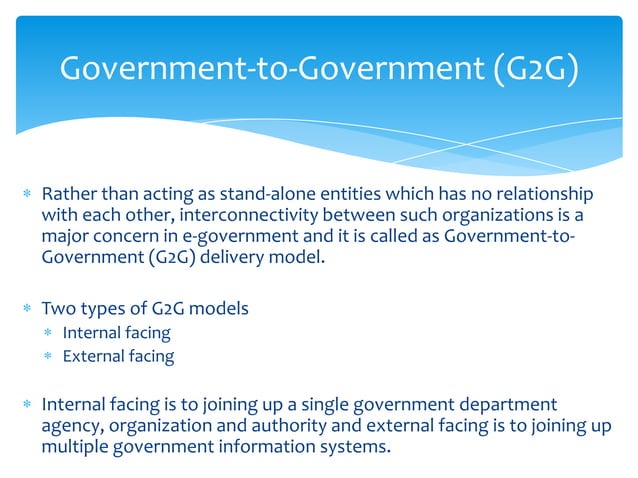 E Government Infrastructure | PPTX